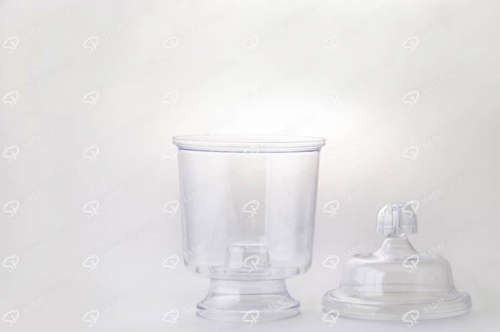 Crystal Container - Cup Design - SadafPack