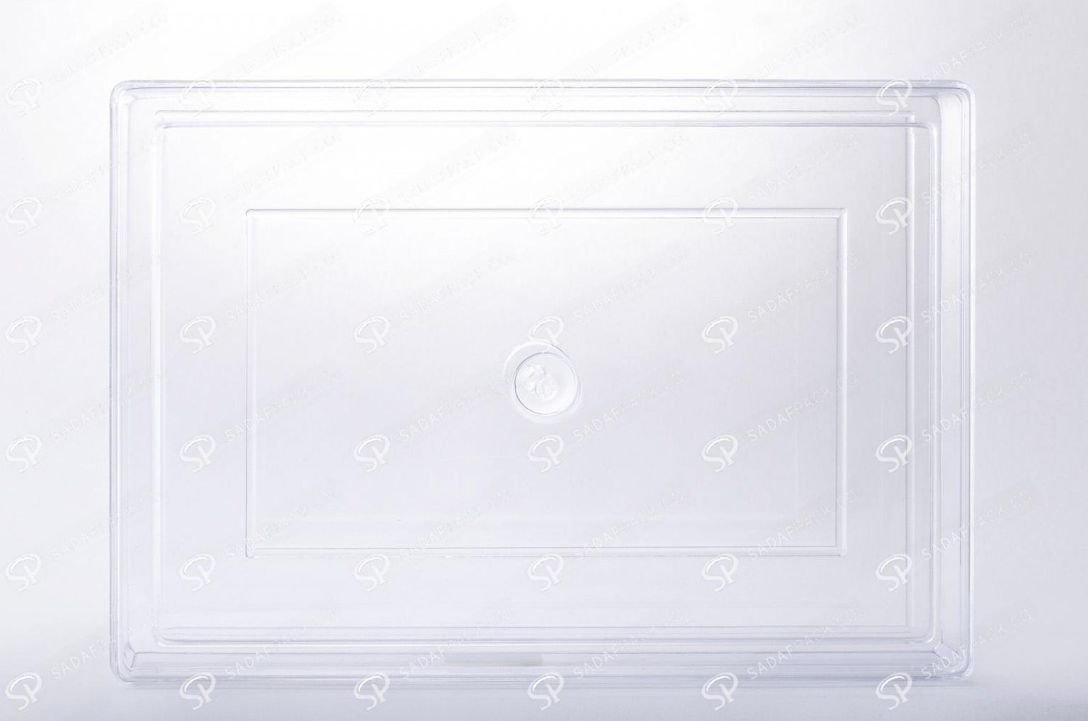 Crystal Container - Simple Designed Rectangular - SadafPack