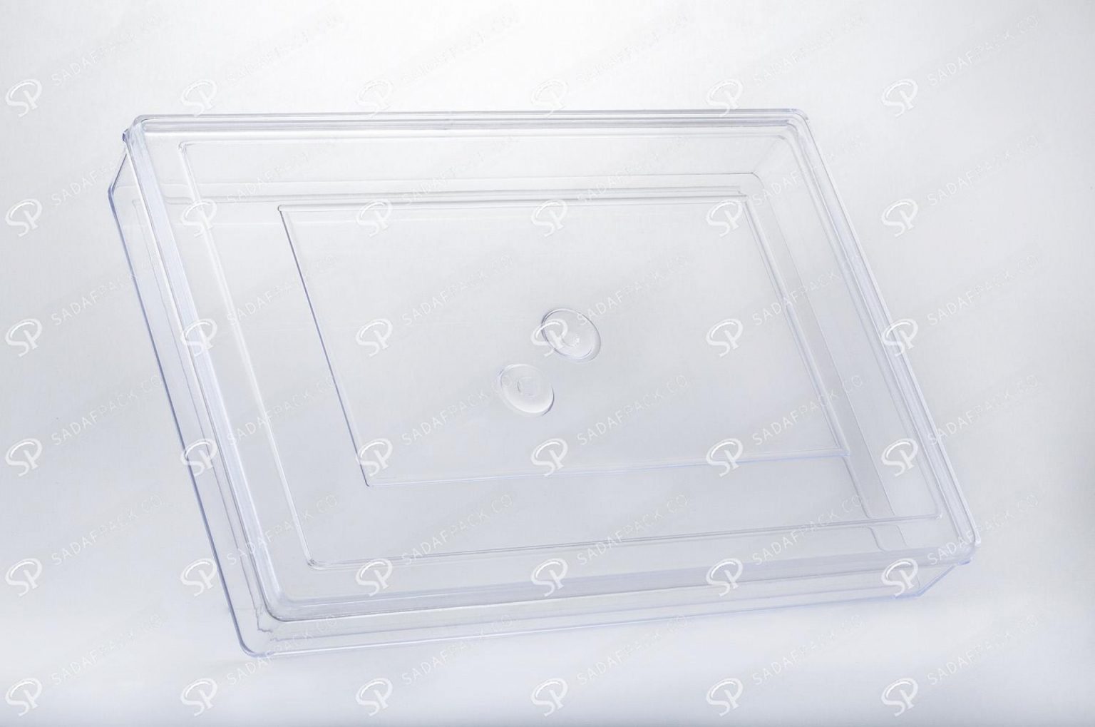 Crystal Container - Simple Designed Rectangular - SadafPack