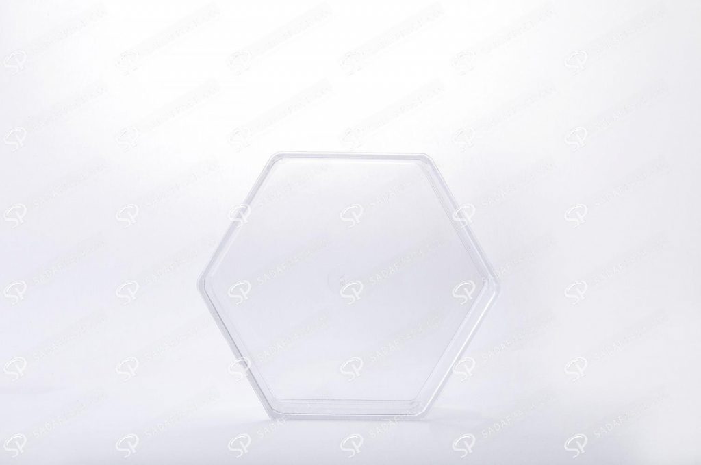 Crystal Container - Hexagonal Small - SadafPack