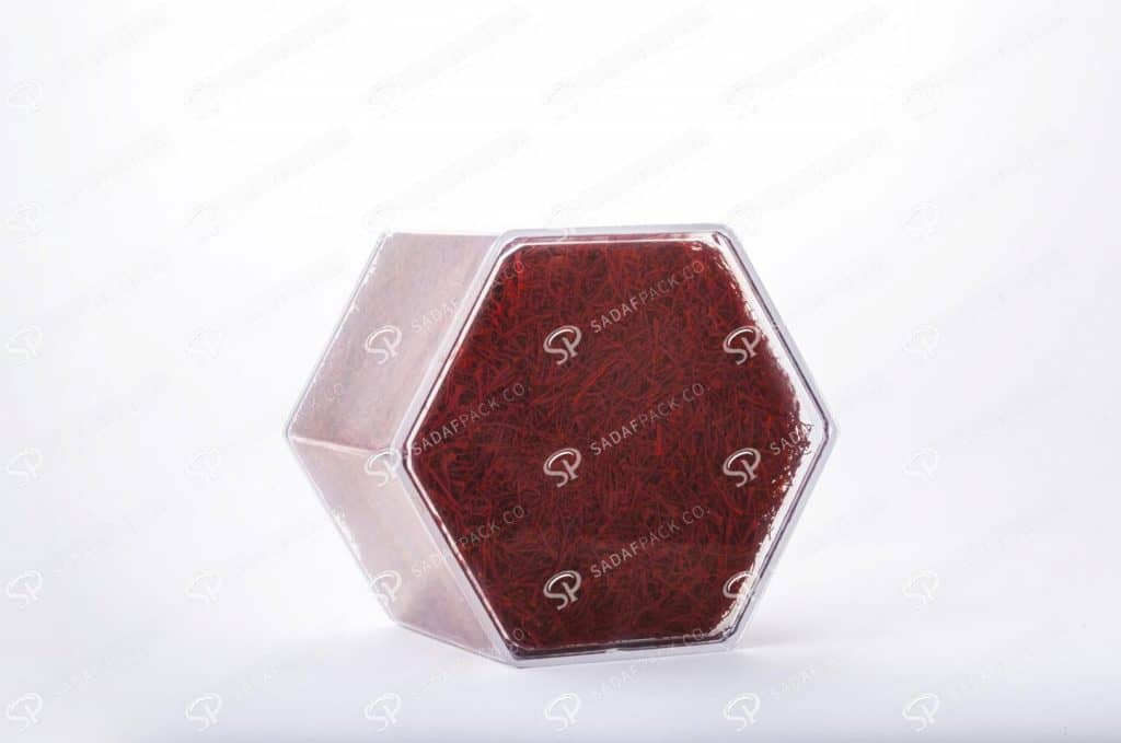 Crystal Container - Hexagonal Big - SadafPack
