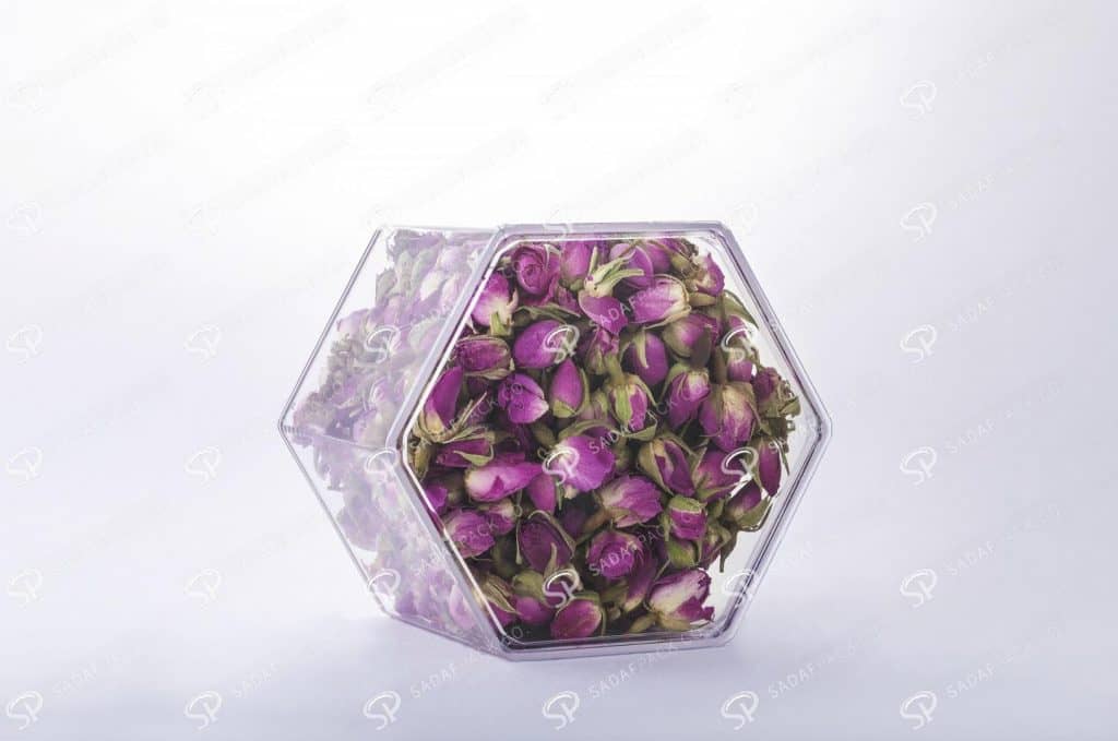 Crystal Container - Hexagonal Big - SadafPack