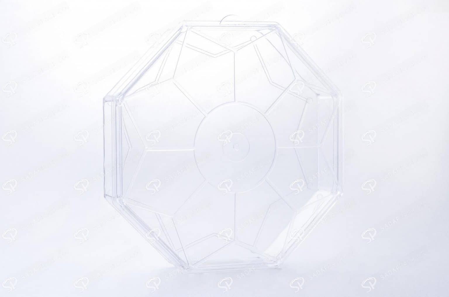 Crystal Container - Octangular Small - SadafPack