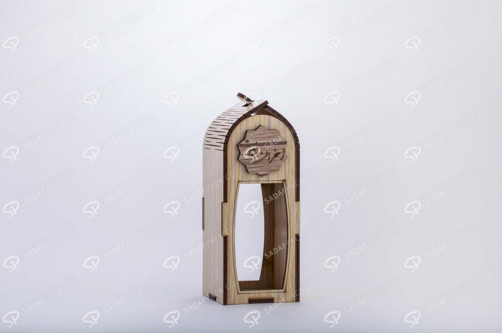 Wooden Saffron Box for Azin Medium - SadafPack