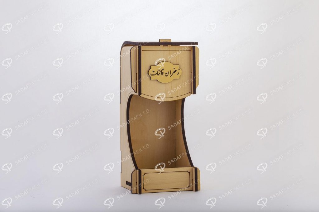 Wooden Saffron Box for Azin Large - SadafPack