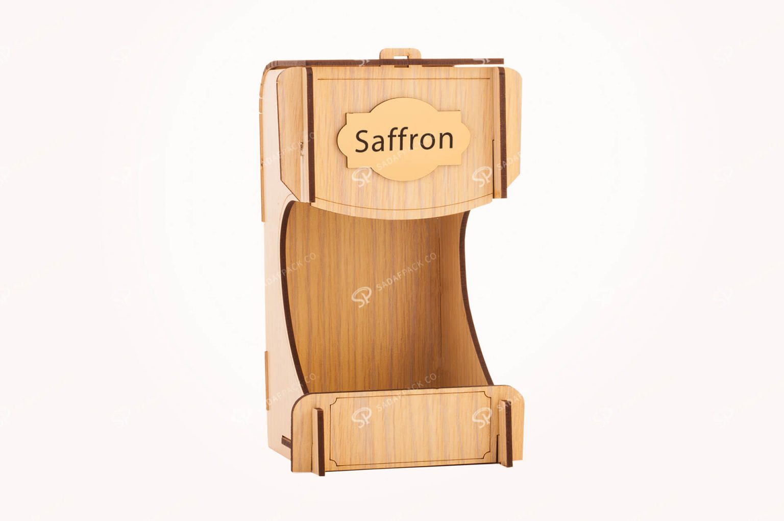 Wooden Saffron Box for Gohar X-Large - SadafPack