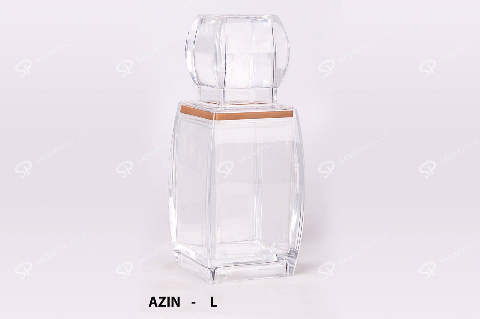 Saffron Crystal Container - Azin Big - SadafPack